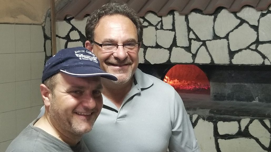 The Rea Family in Casarea, Italy to meet distant cousins